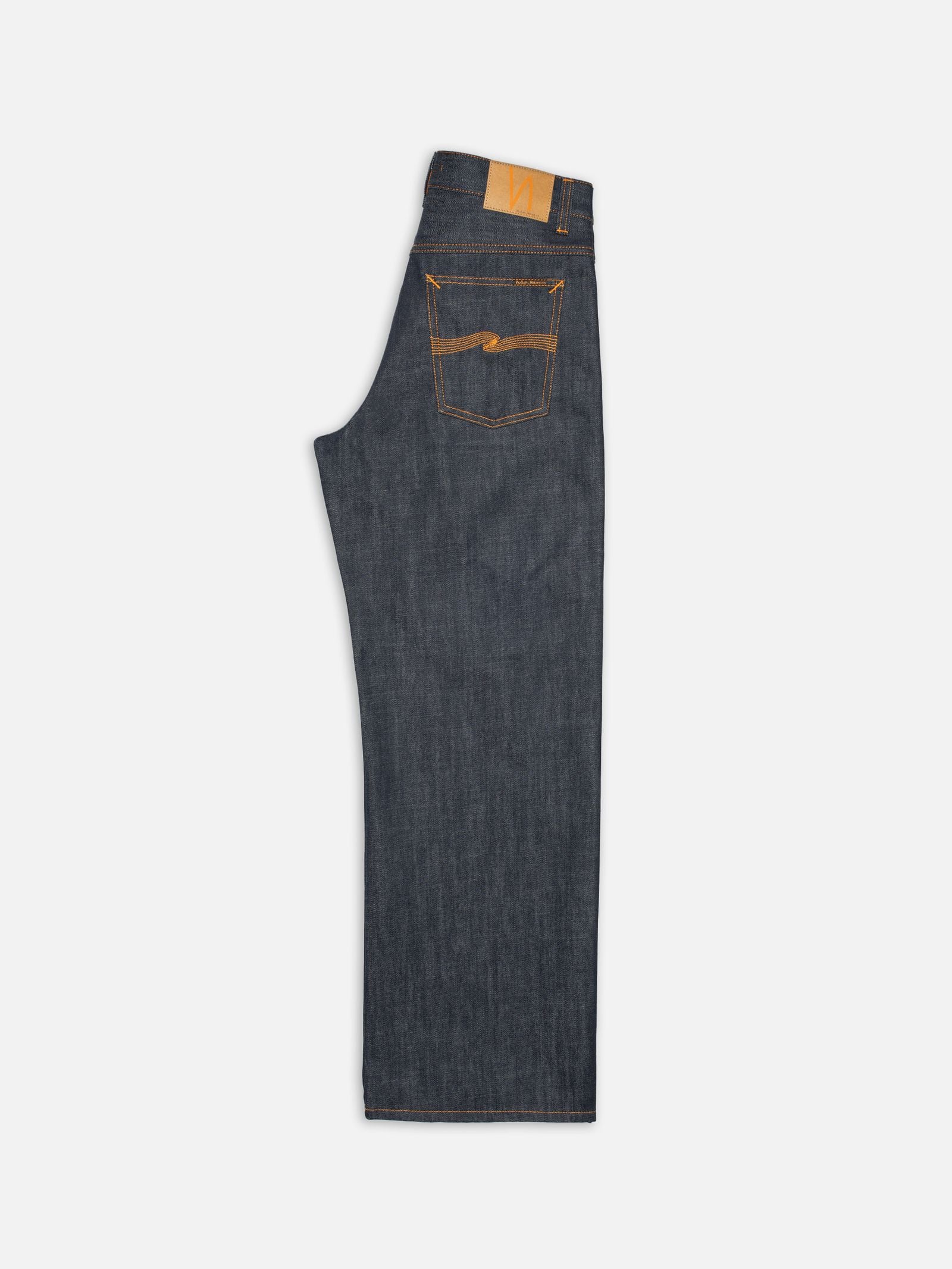 Loud Larry Dry Streaky loose wide-leg jeans | Nudie Jeans
