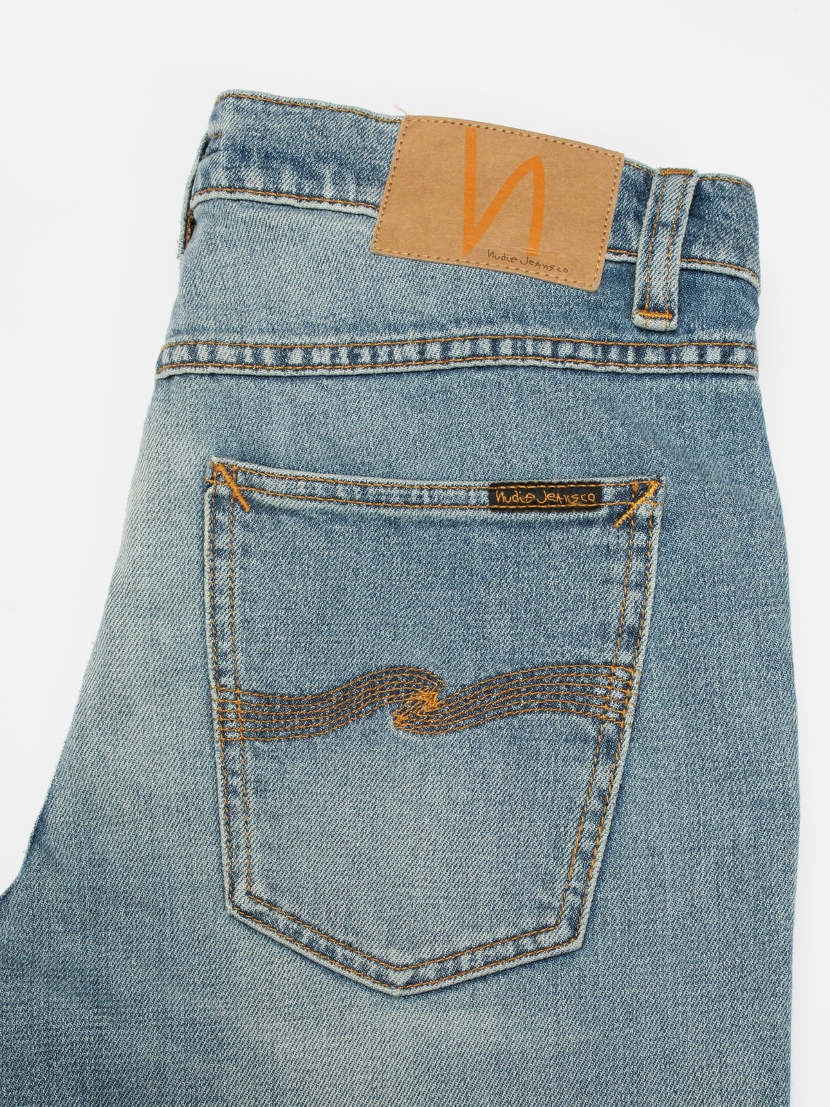Solid Ollie Salt Water Slim-Straight-Jeans | Nudie Jeans