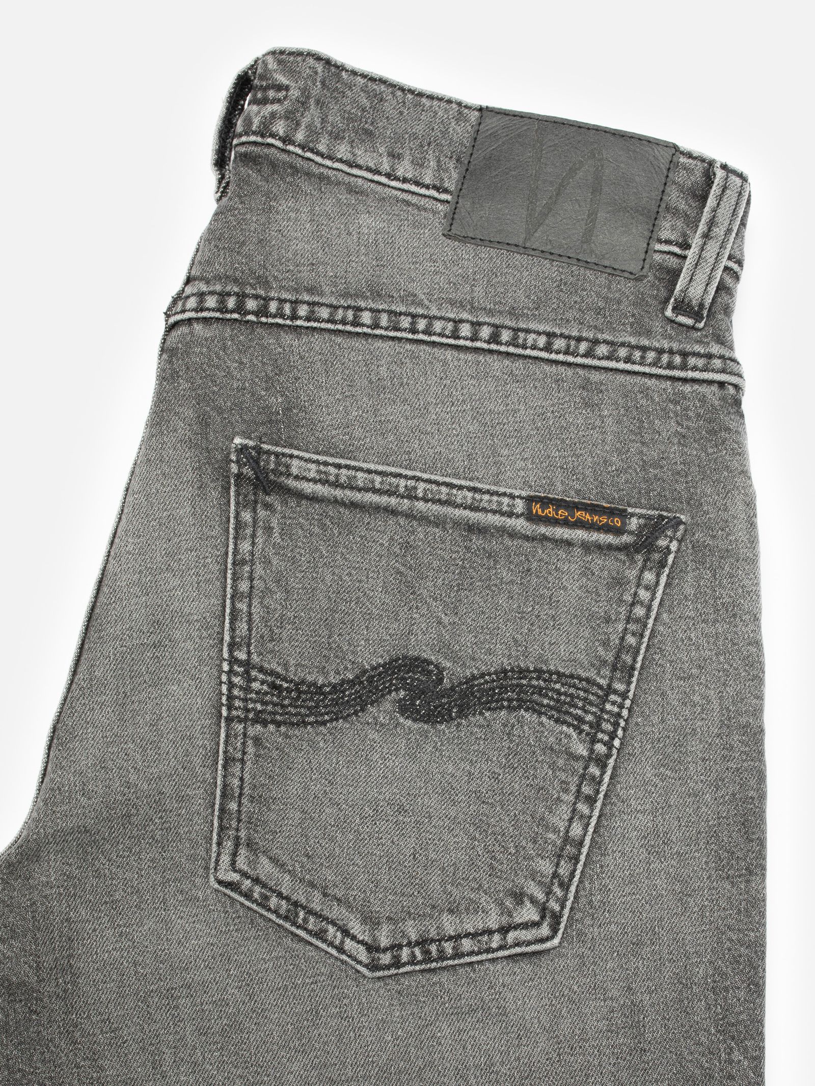 Grim Tim Cloud Grey slim straight jeans | Nudie Jeans