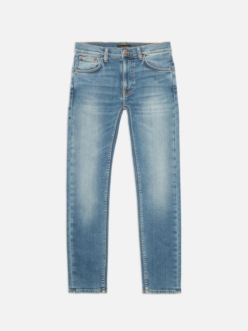 Lean Dean Dry True Selvage slim tapered jeans | Nudie Jeans