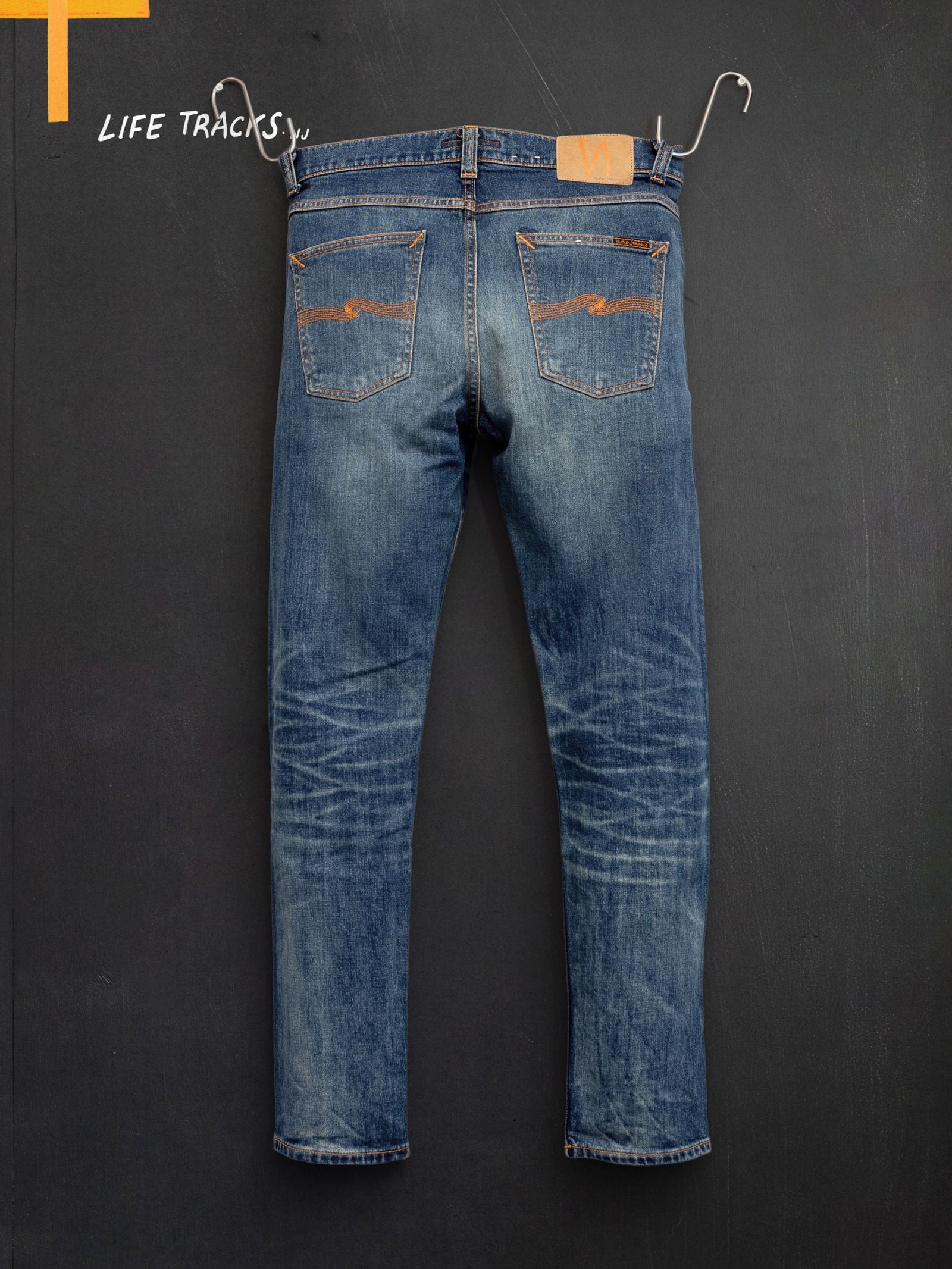 Lean Dean Salty Tracks slim tapered jeans | Nudie Jeans