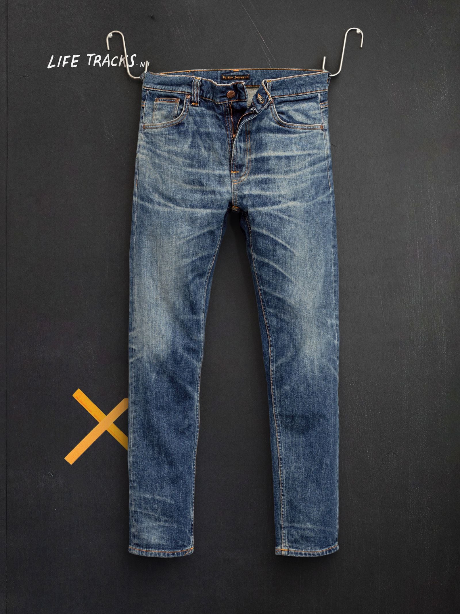 Lean Dean Troubled Sea slim tapered jeans | Nudie Jeans
