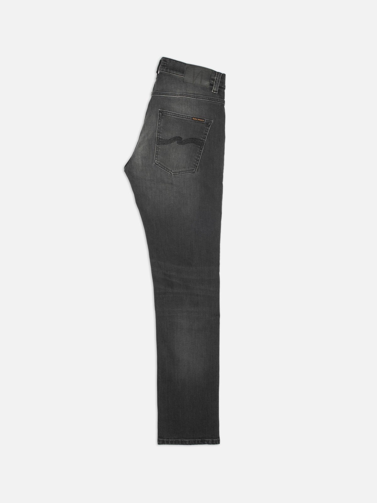 Grim Tim Black Mist slim straight jeans | Nudie Jeans