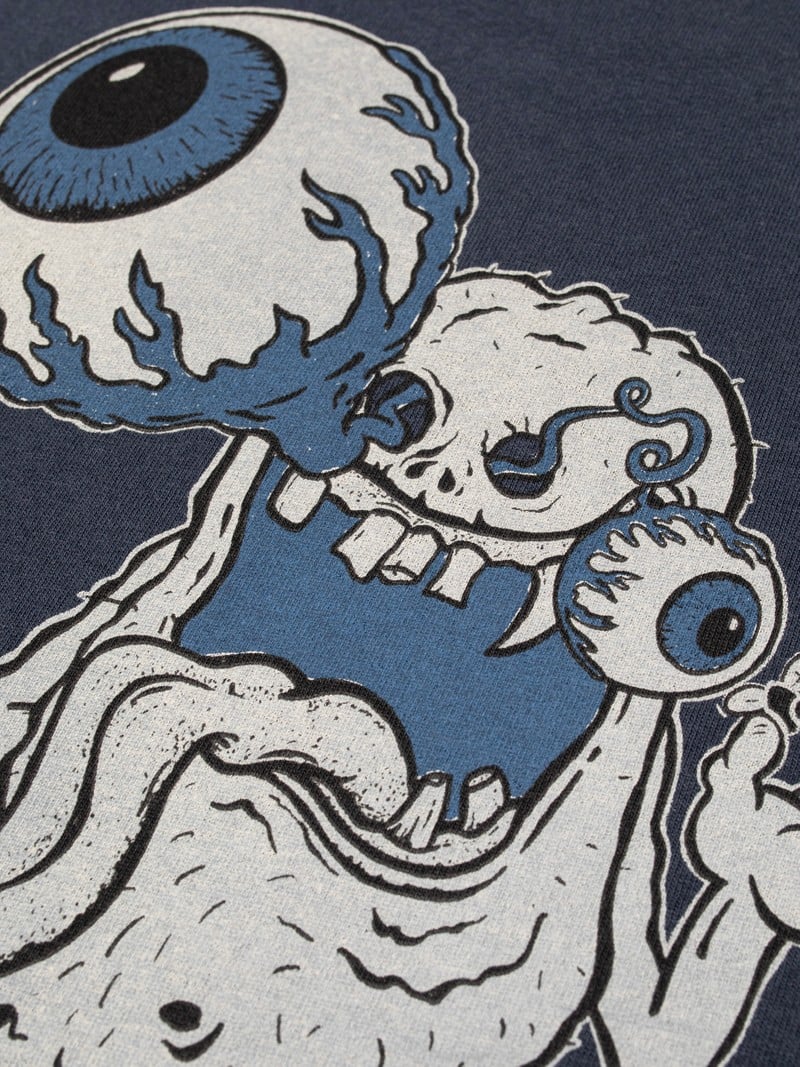 Roy T-Shirt Freaky Dark Blue organic cotton | Nudie Jeans