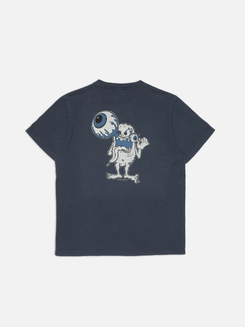 Roy T-Shirt Freaky Dark Blue organic cotton | Nudie Jeans