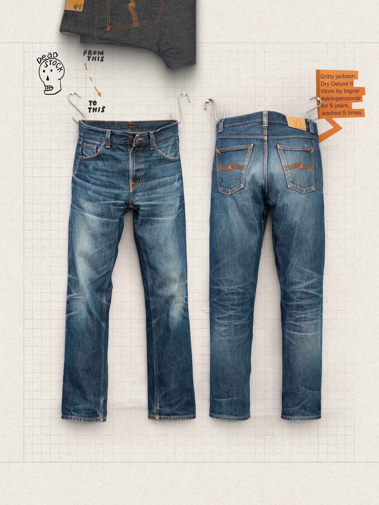 Loud Larry Deadstock 26 | Nudie Jeans | Create Tomorrow's Vintage