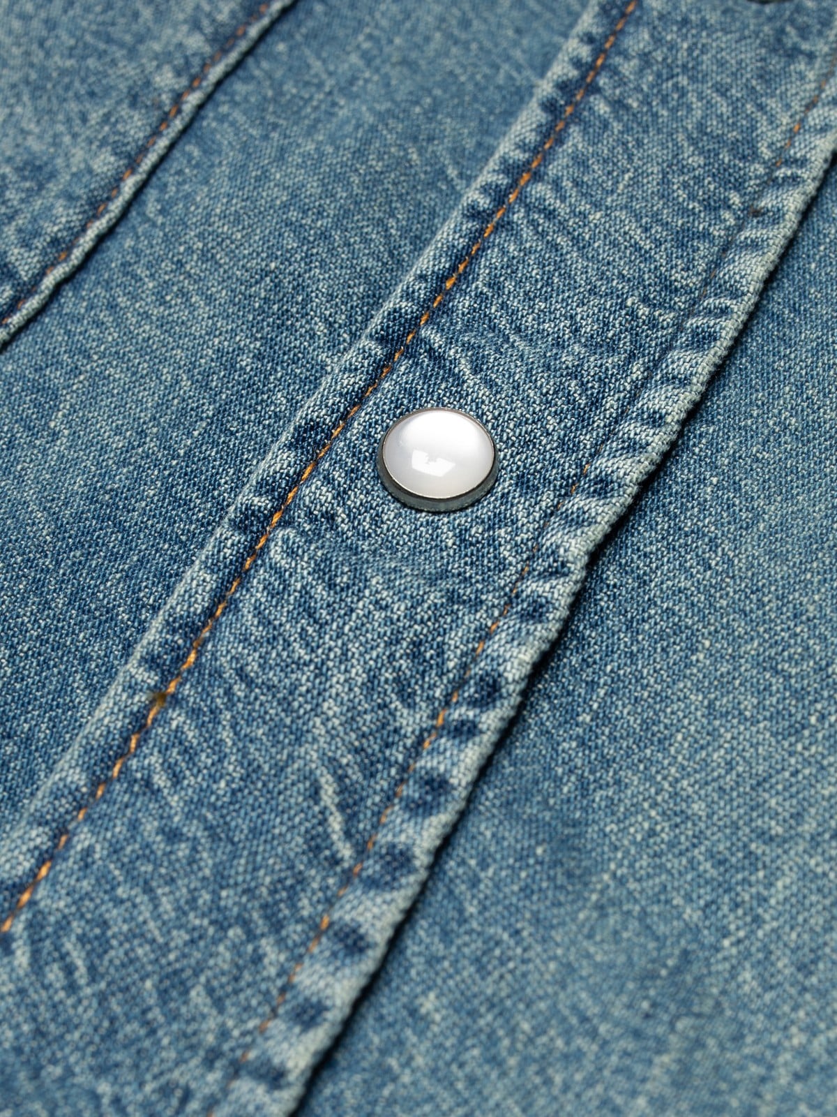 Gunnar Denim Shirt Clean Wash regular fit shirt | Nudie Jeans